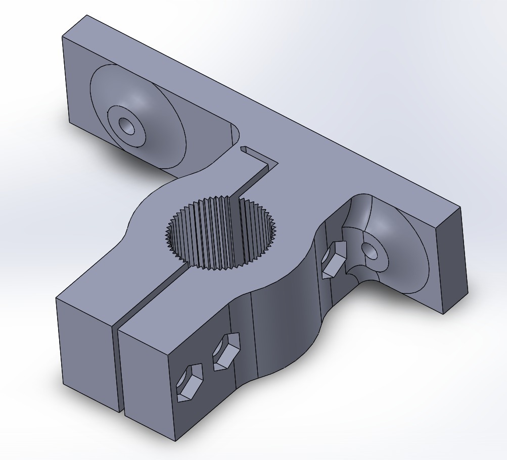 Bike Bottle Handle Mount Adapter by kai | Download free STL model ...