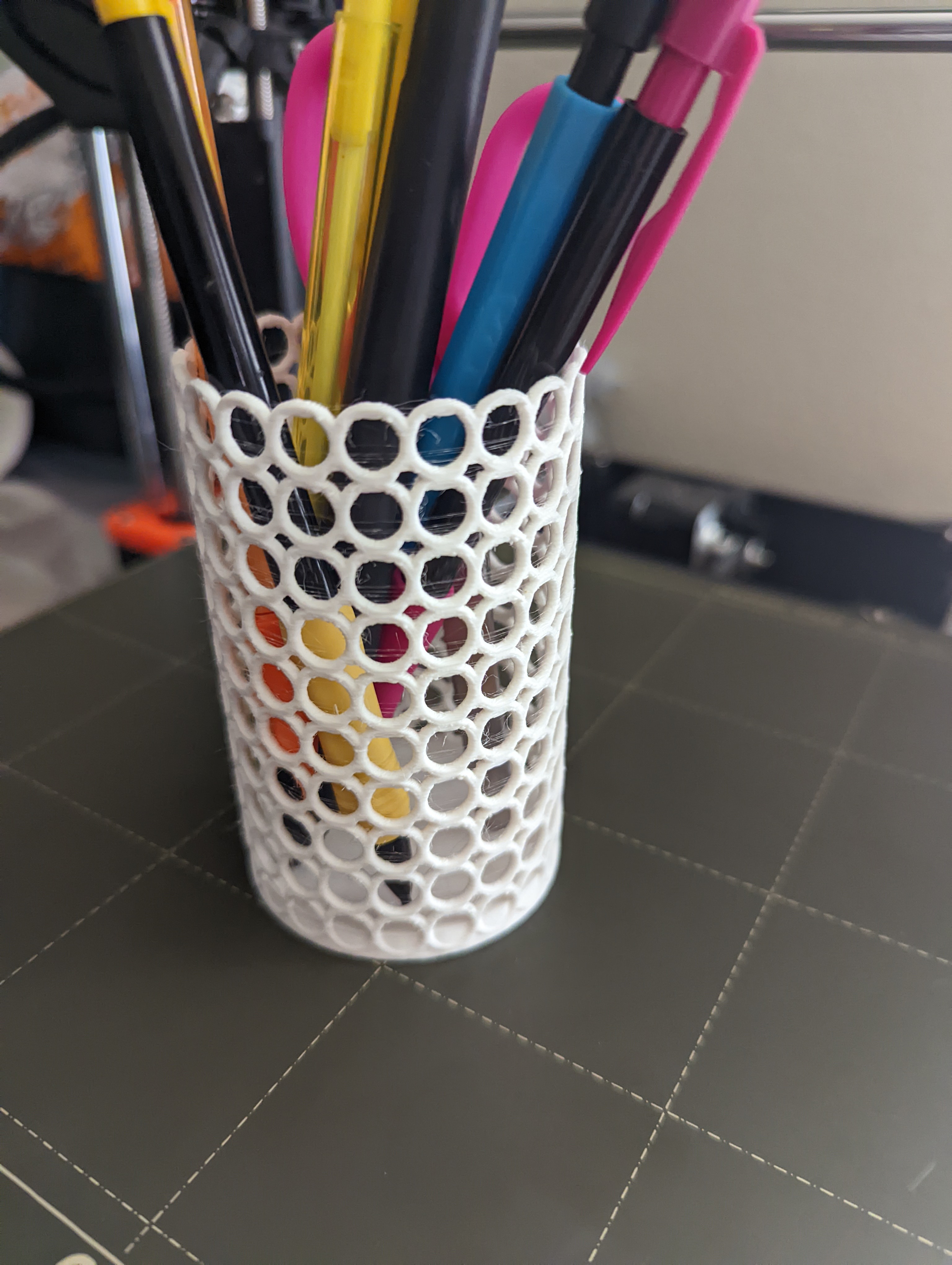Circle Inspired Pen cup by deinfinityx | Download free STL model ...