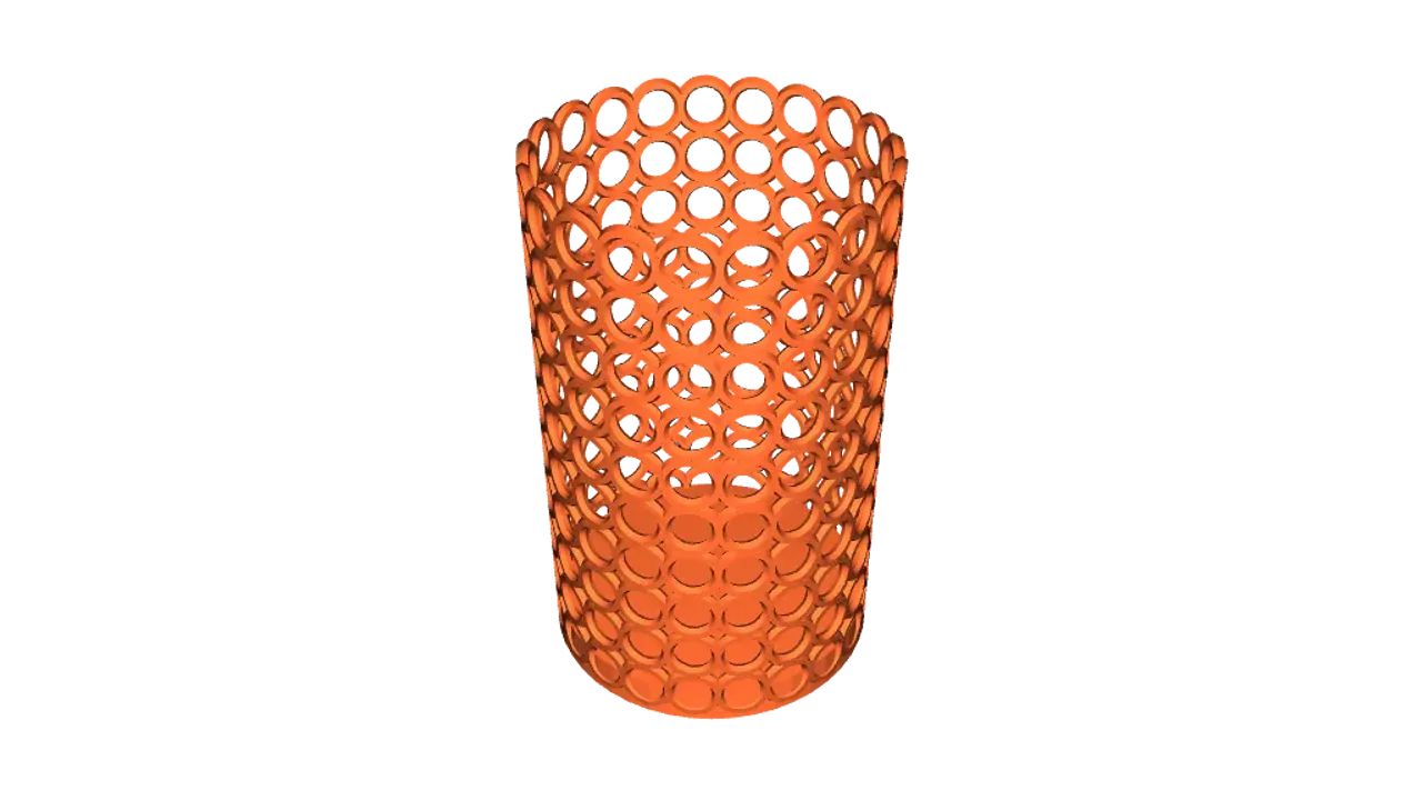 Circle Inspired Pen cup by deinfinityx | Download free STL model ...