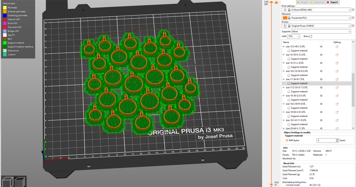 Ring sizer 12-22 by HellAlex | Download free STL model | Printables.com