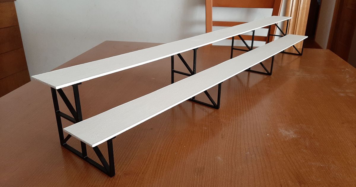 Bleachers for 3D Prints Display by Ordinary Contraptions | Download ...