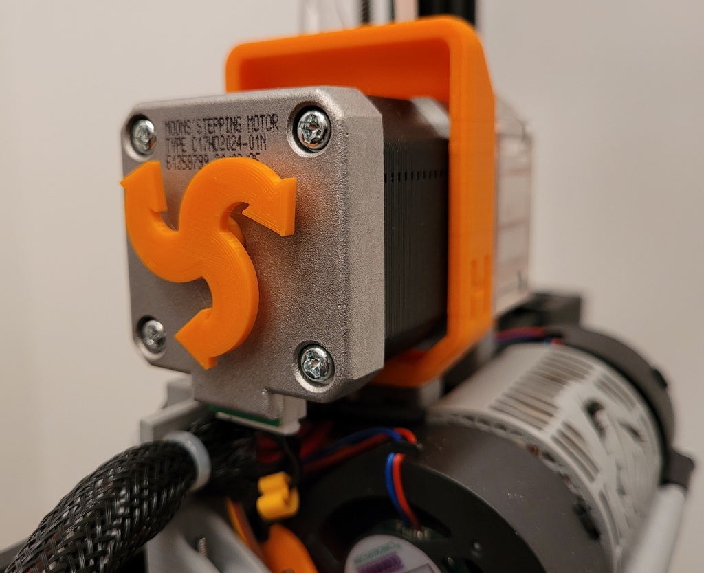 Ender 3 direct drive extruder spinner by achkars | Download free STL ...