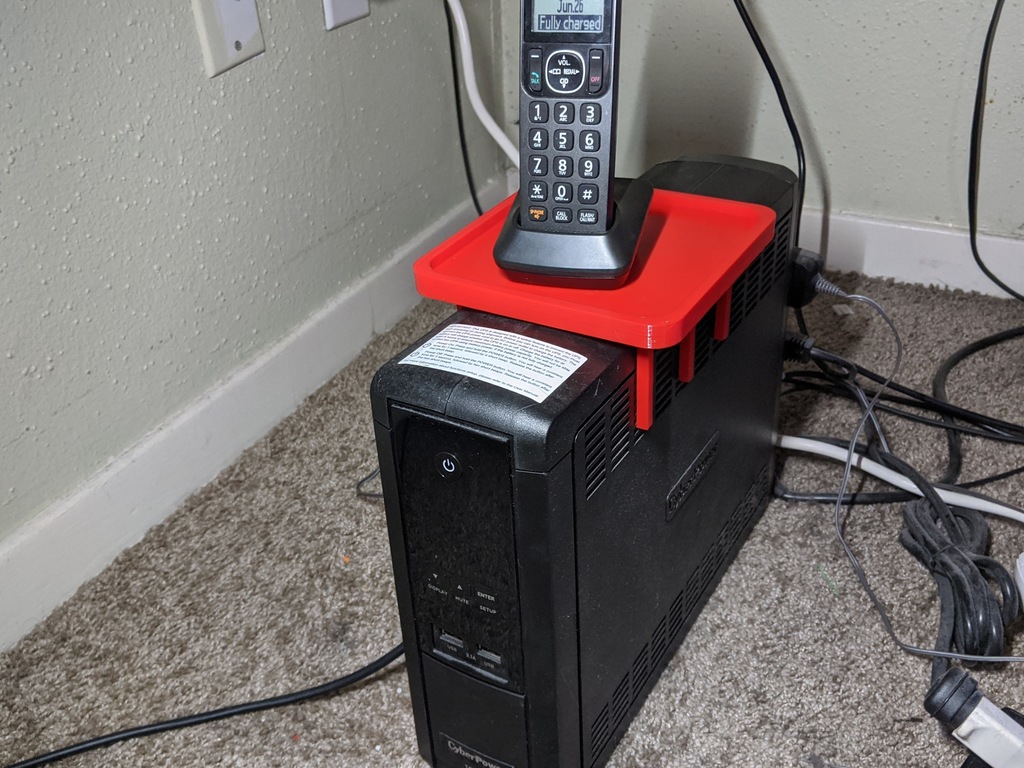 Shelf for UPS CyberPower BRG1500AVRLCD (with Fusion 360 export) by ...