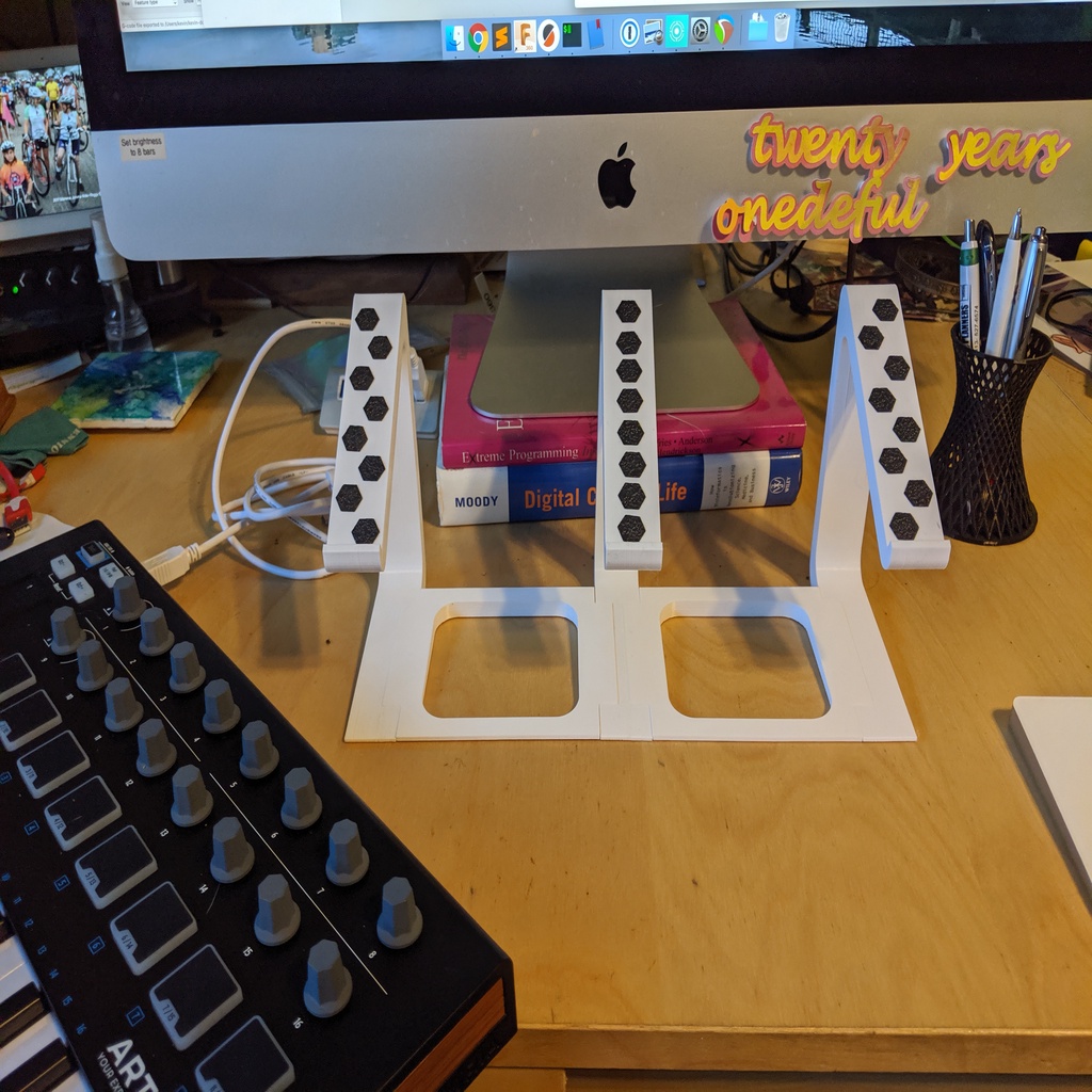 Mac Keyboard Riser Stand with Angle by DorffMeister | Download free STL ...