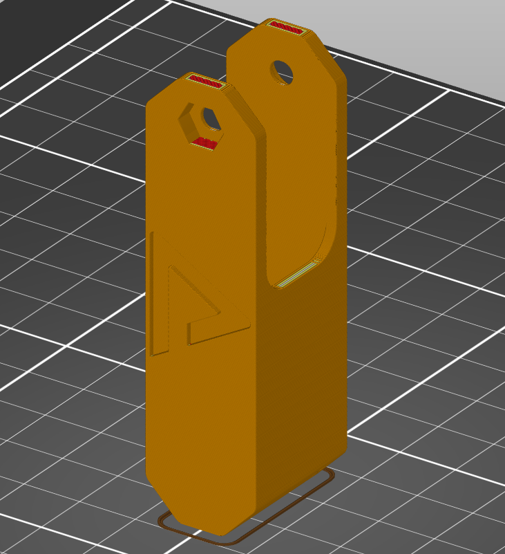 Key Holder for five keys with keyring by JobPrinter | Download free STL ...