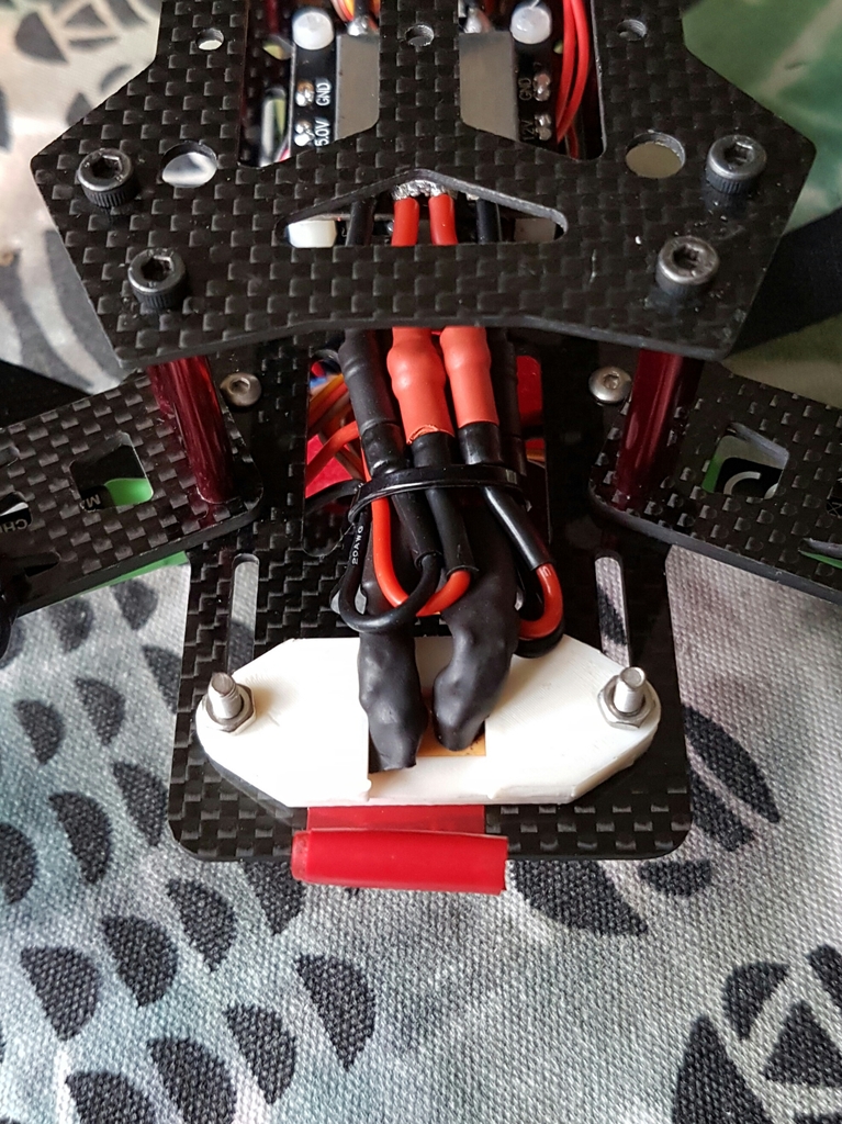 XT60 & LED Quadcopter Mount - Emax Nighthawk 250 by David H | Download free STL model ...