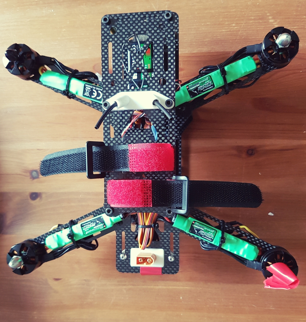 XT60 & LED Quadcopter Mount - Emax Nighthawk 250 by David H | Download free STL model ...