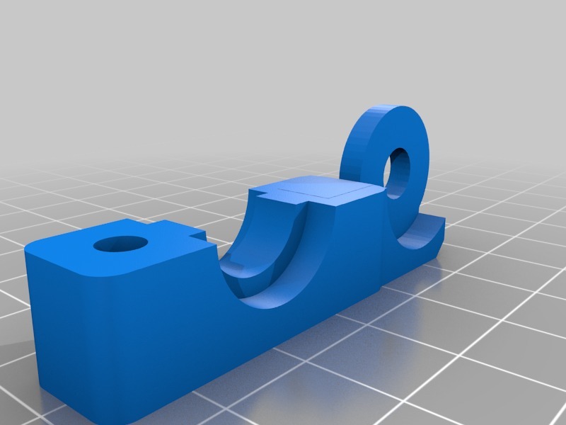 E3D V6 Hinged Extruder Bracket & Clamp by David H | Download free STL ...