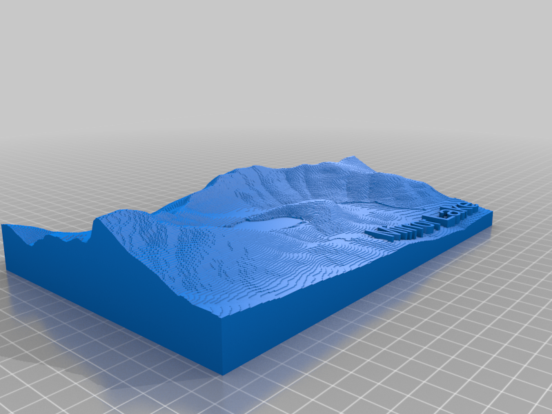 Mirror Lake 3d Trail Map Pnw Hiking Trail By Jay Speidell Download Free Stl Model