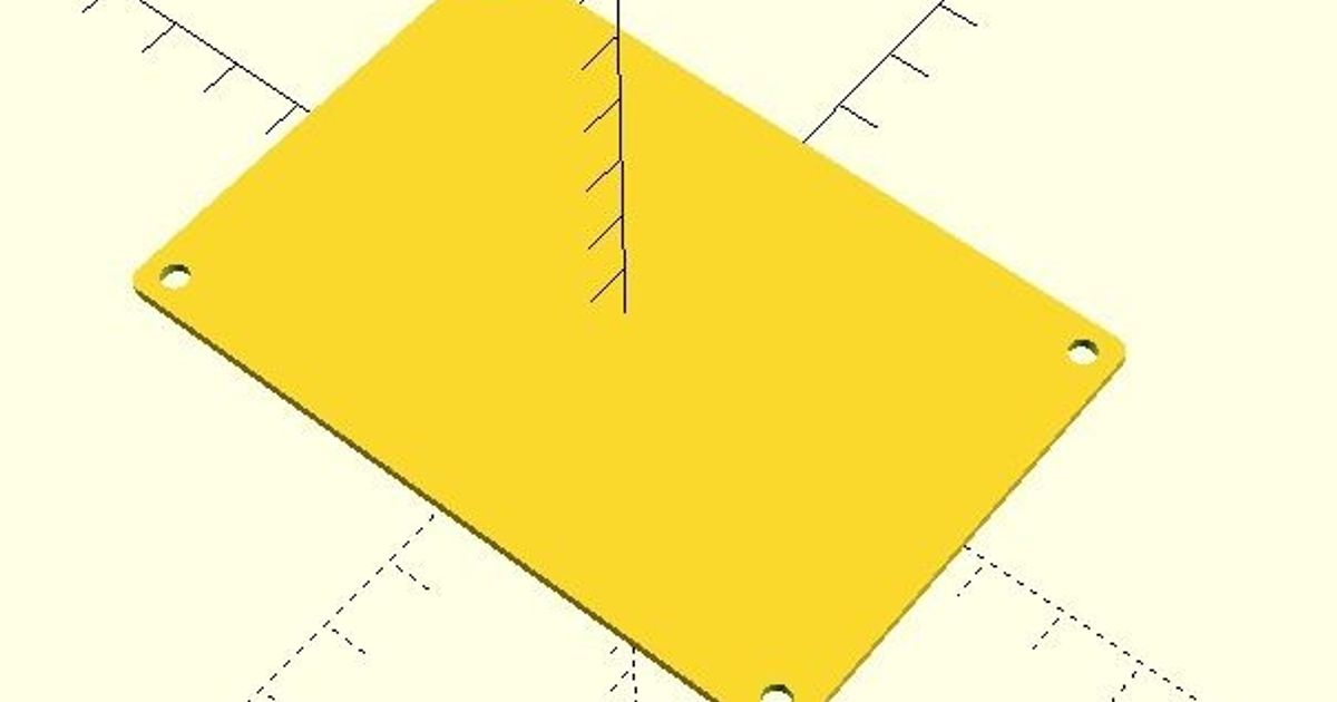 Customize a PCB with SCAD by Jay Speidell | Download free STL model ...