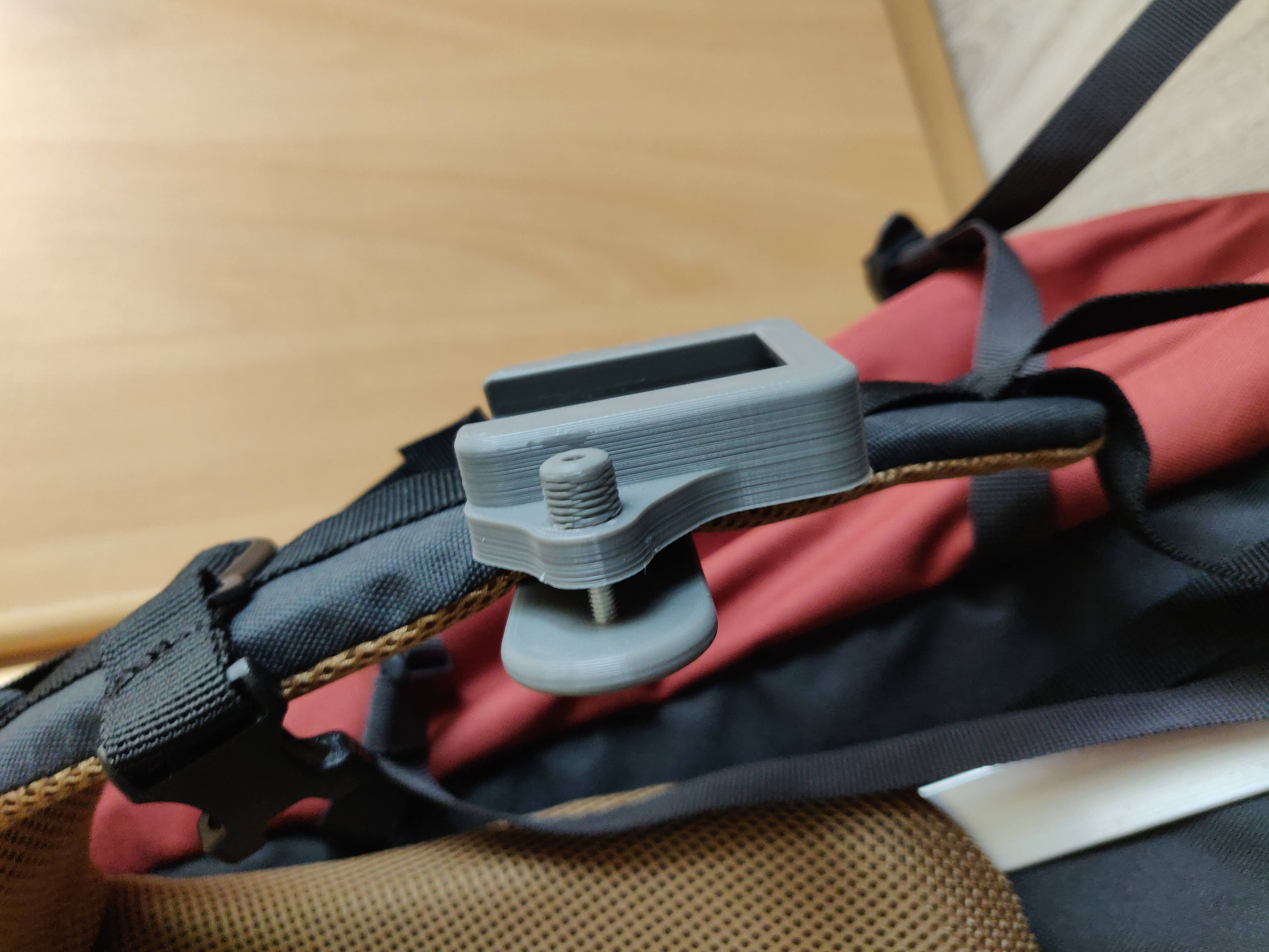 Backpack camera attachment system by matieke | Download free STL model ...