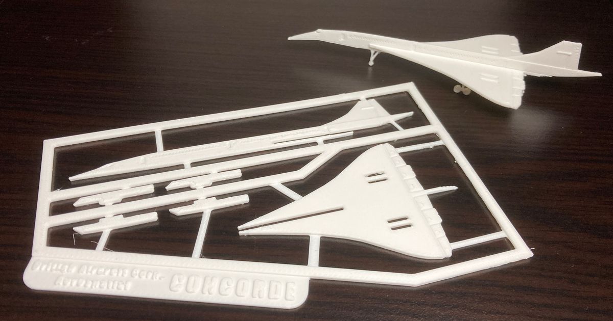 Concorde Kit Card by PhabulousPhantom | Download free STL model ...