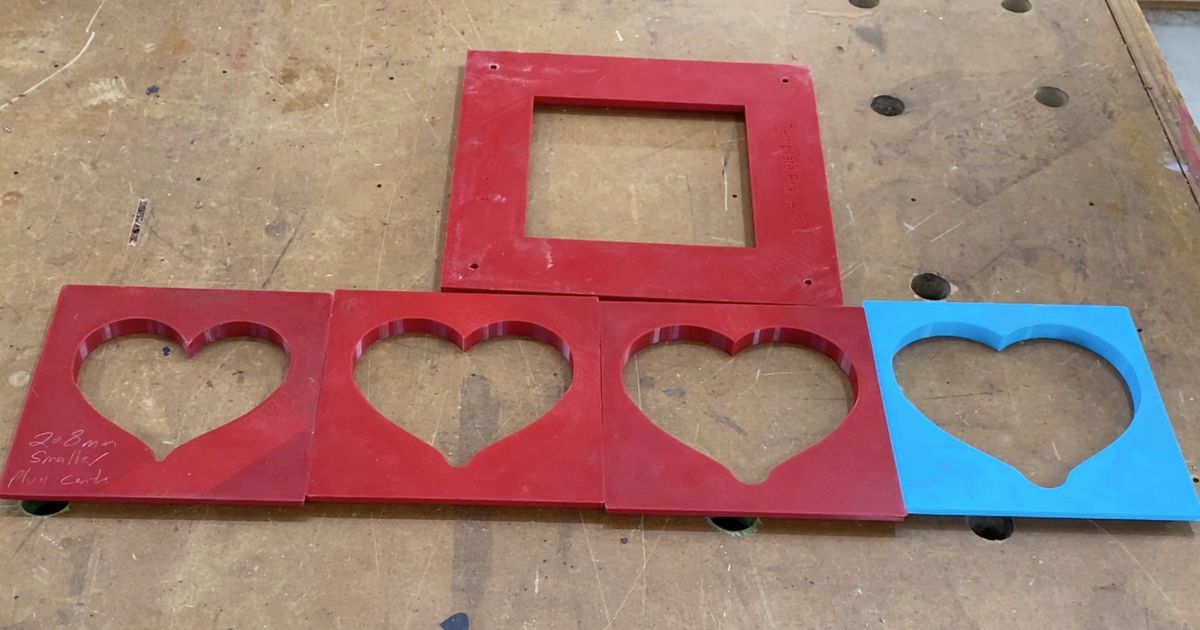 Heart shaped routing templates by Darrens Workshop | Download free STL ...
