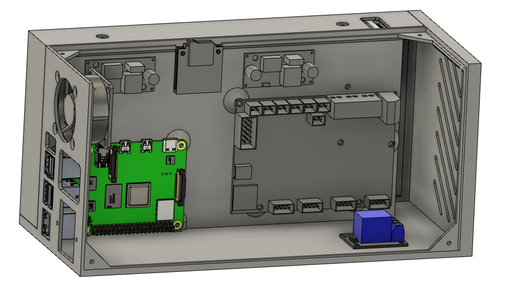 Ender 3 V2 External Electronics box (MeanWell PSU and Motherboard ...