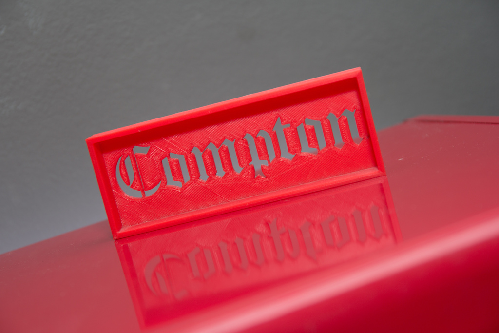 Compton standing stencil by SVelasco | Download free STL model ...