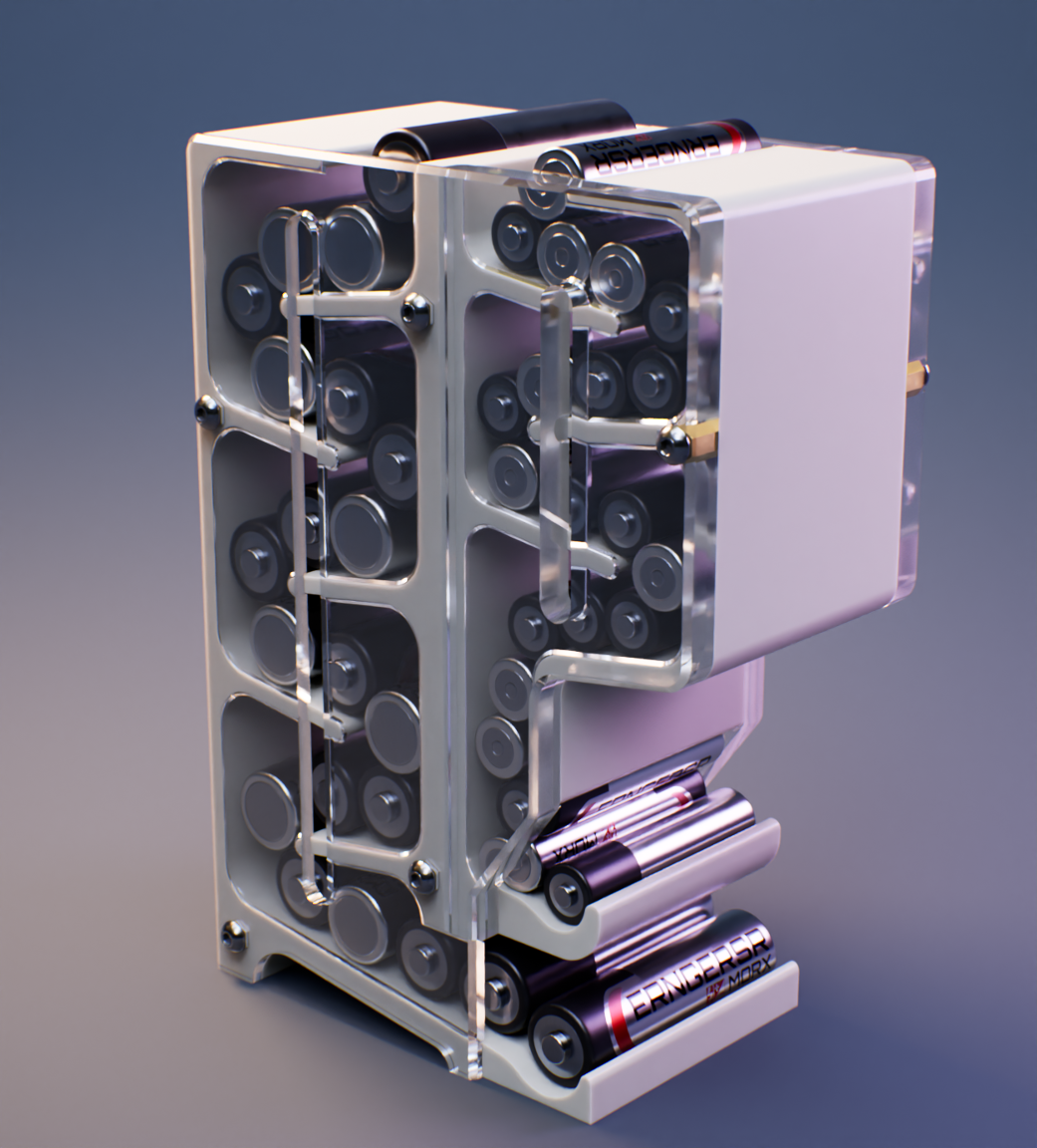 AAA-AA Battery Dispenser by SJBuilds | Download free STL model ...