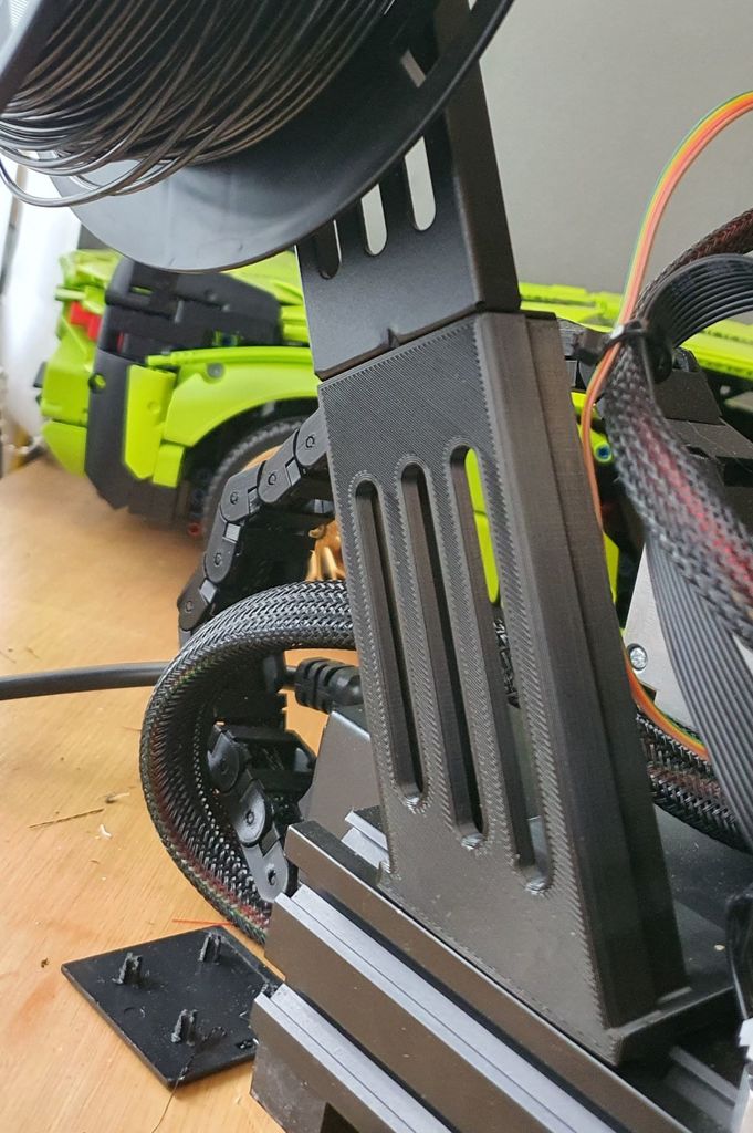 Ender 3 v2 Rear Mount Spool Holder by Pugwash | Download free STL model ...