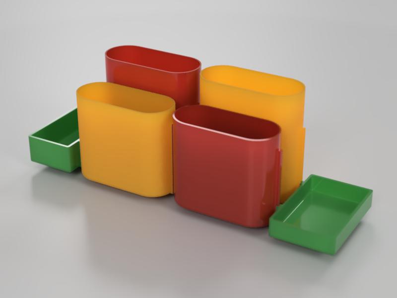 Modular pen holder by Mack22 | Download free STL model | Printables.com
