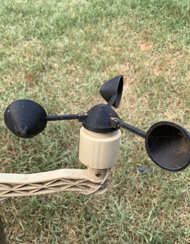 Anemometer Cup for Weather Station by PlasticyBits | Download free STL ...