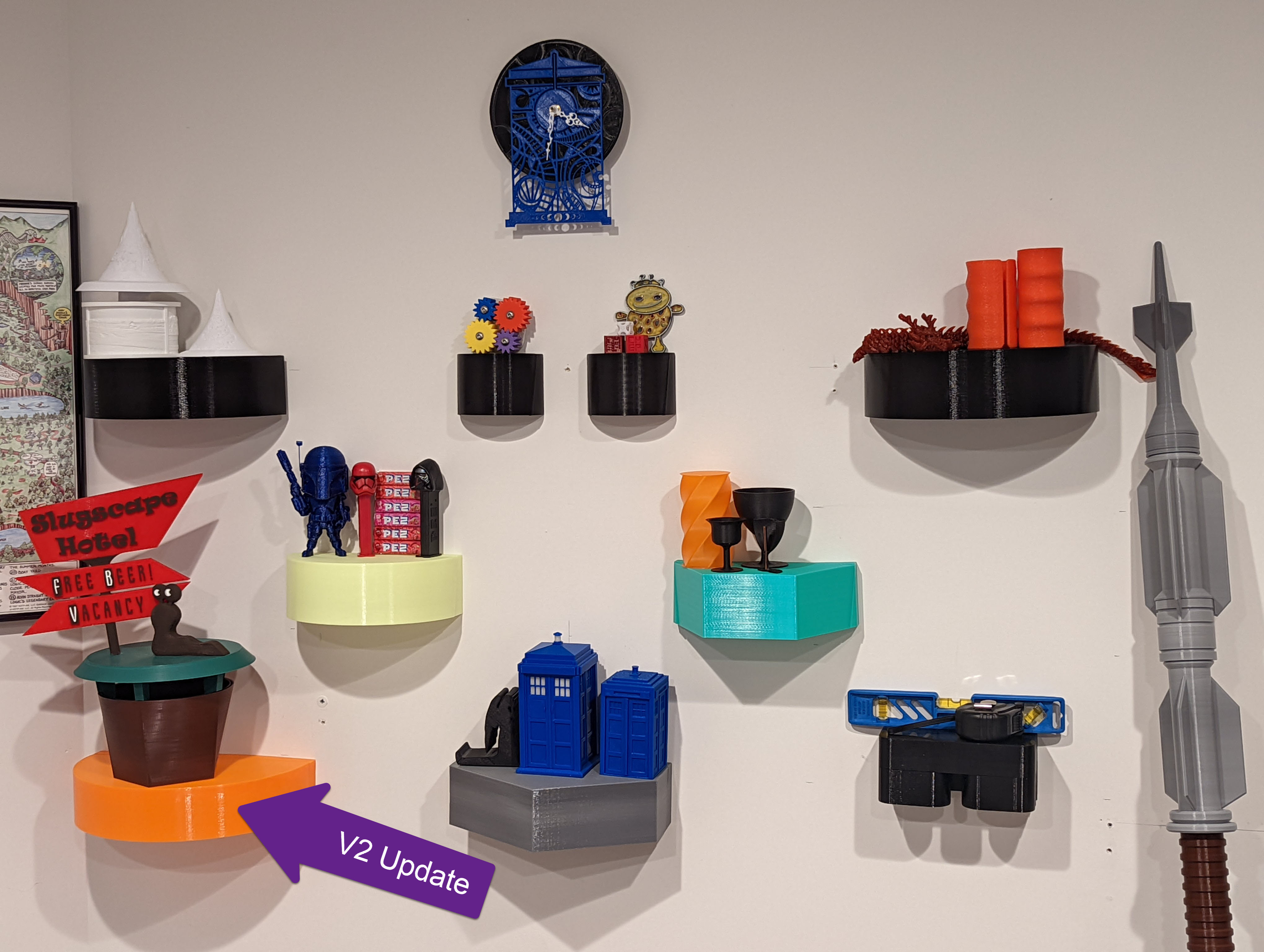 Scalable Wall Shelf Bundle by Ed Johnson | Download free STL model ...