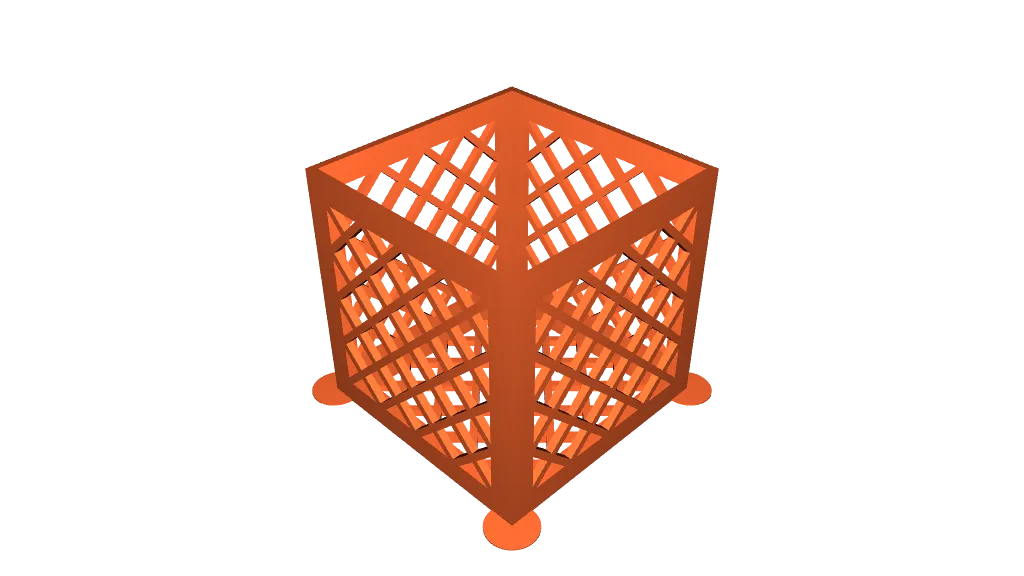 100x100x100 box by Freecastle | Download free STL model | Printables.com