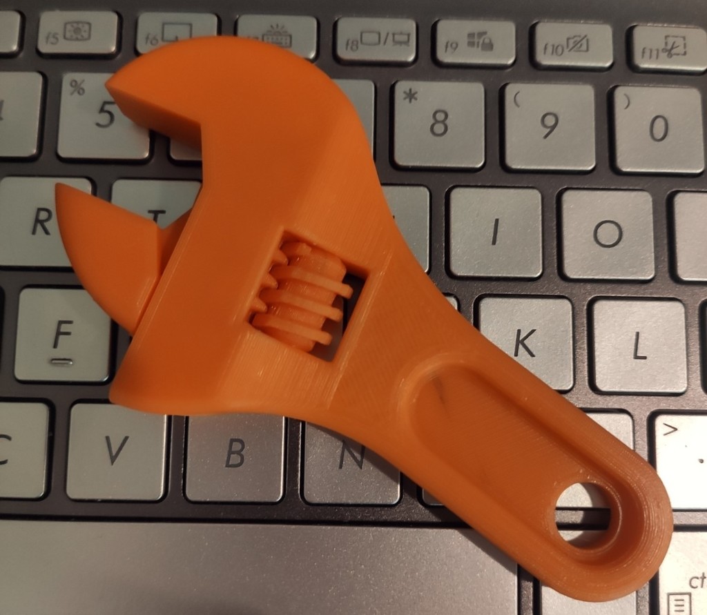 STUBBY SPANNER - 3D Printable Adjustable Wrench da JAYSODUDE | Scarica ...