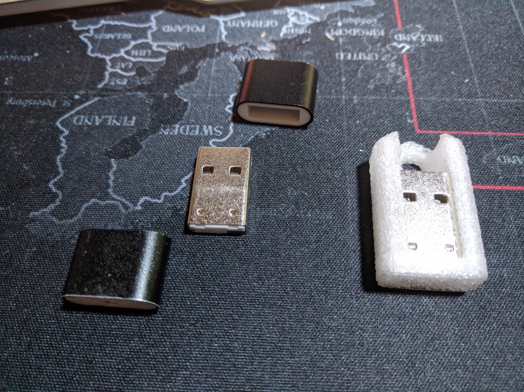 microSD card to usb key ring by feletoch | Download free STL model ...