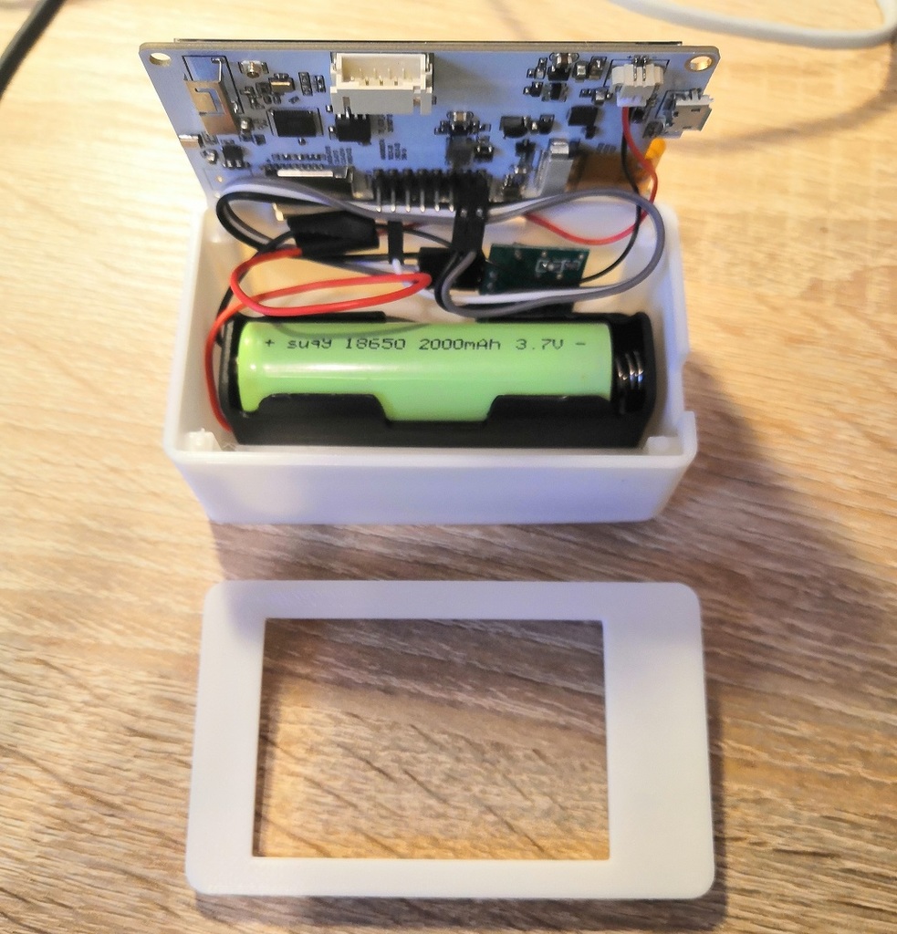 TTGO T5s 2.7" eInk display with 18650 Battery (V2) by HerrRiebmann ...