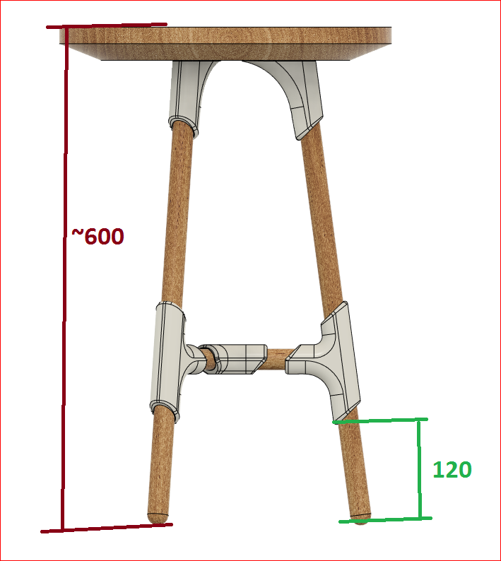 Printable Side Table by Kapplion | Download free STL model | Printables.com