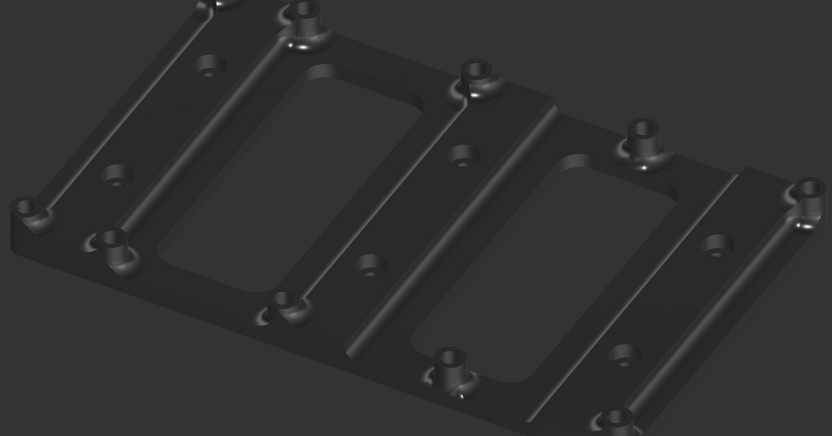 MESA 7i76e Mount - Remix by Greg | Download free STL model | Printables.com