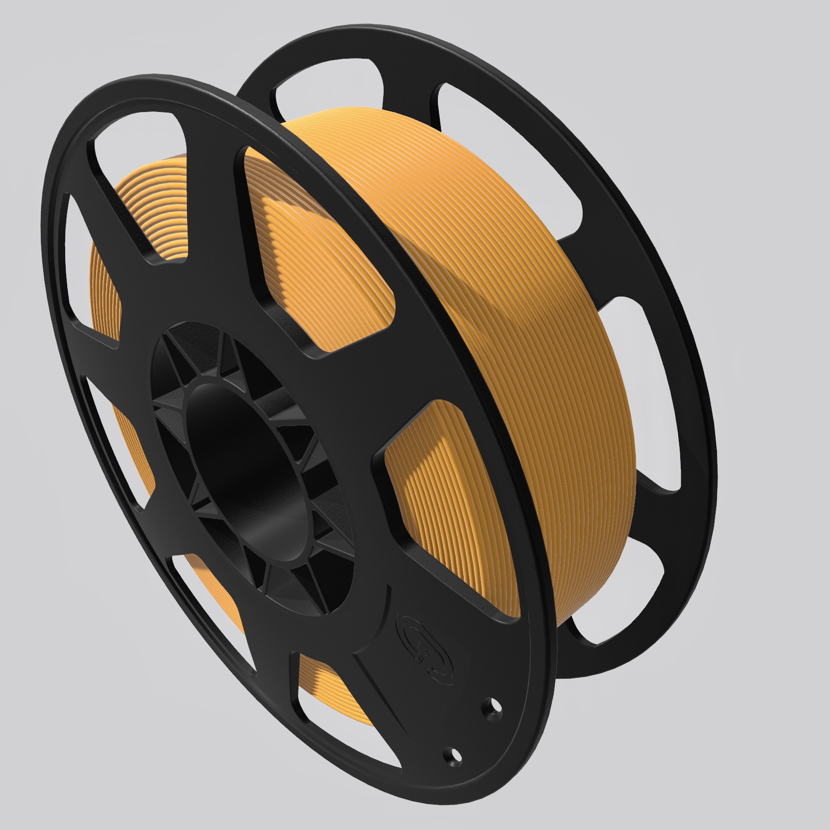 Filament spool V2 - used by G.design | Download free STL model ...