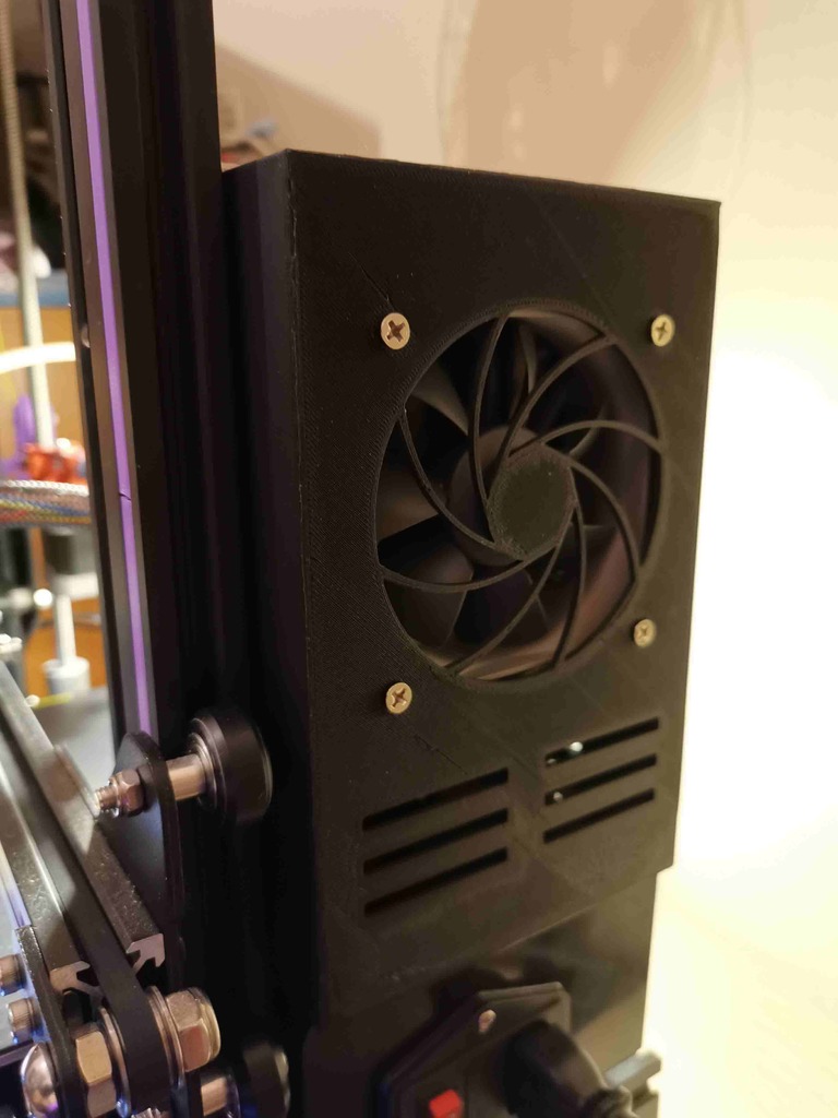 Ender 3 Pro - Meanwell LRS 350 24V PSU Fan Cover 80mm by NiXXiN ...