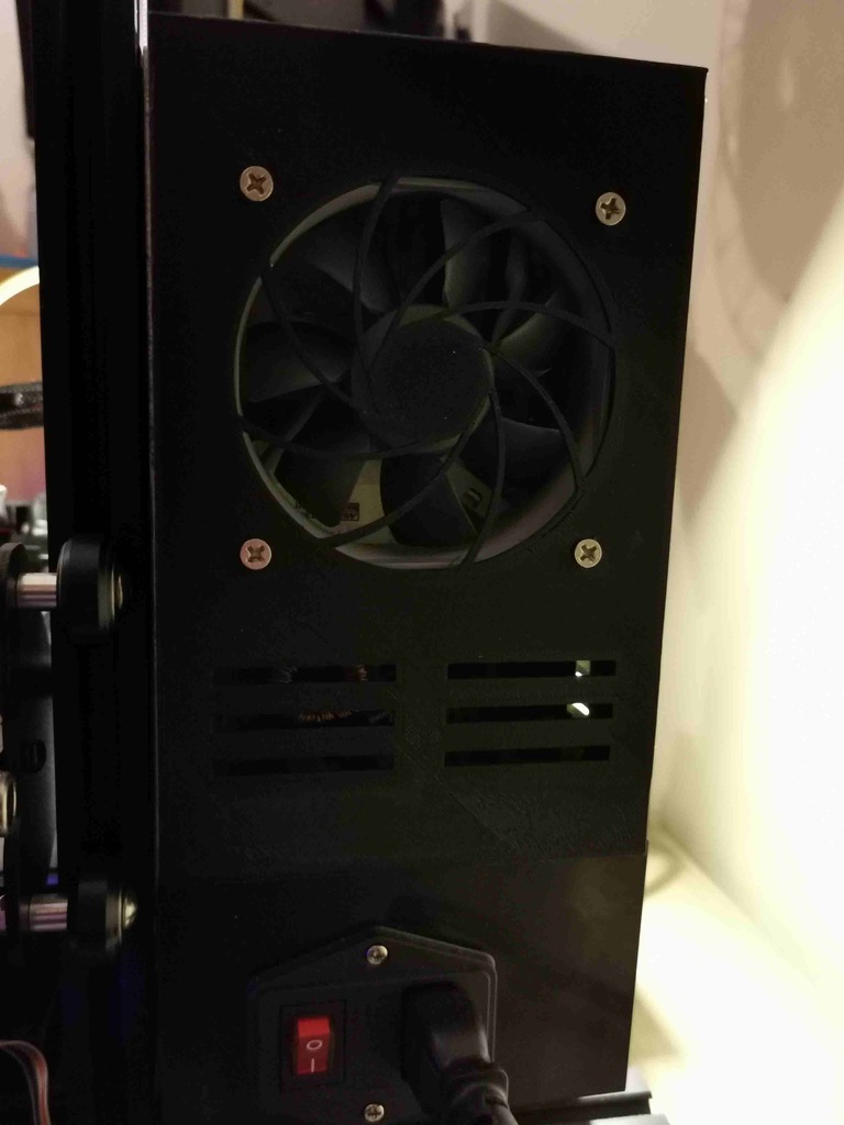 Ender 3 Pro - Meanwell LRS 350 24V PSU Fan Cover 80mm by NiXXiN ...