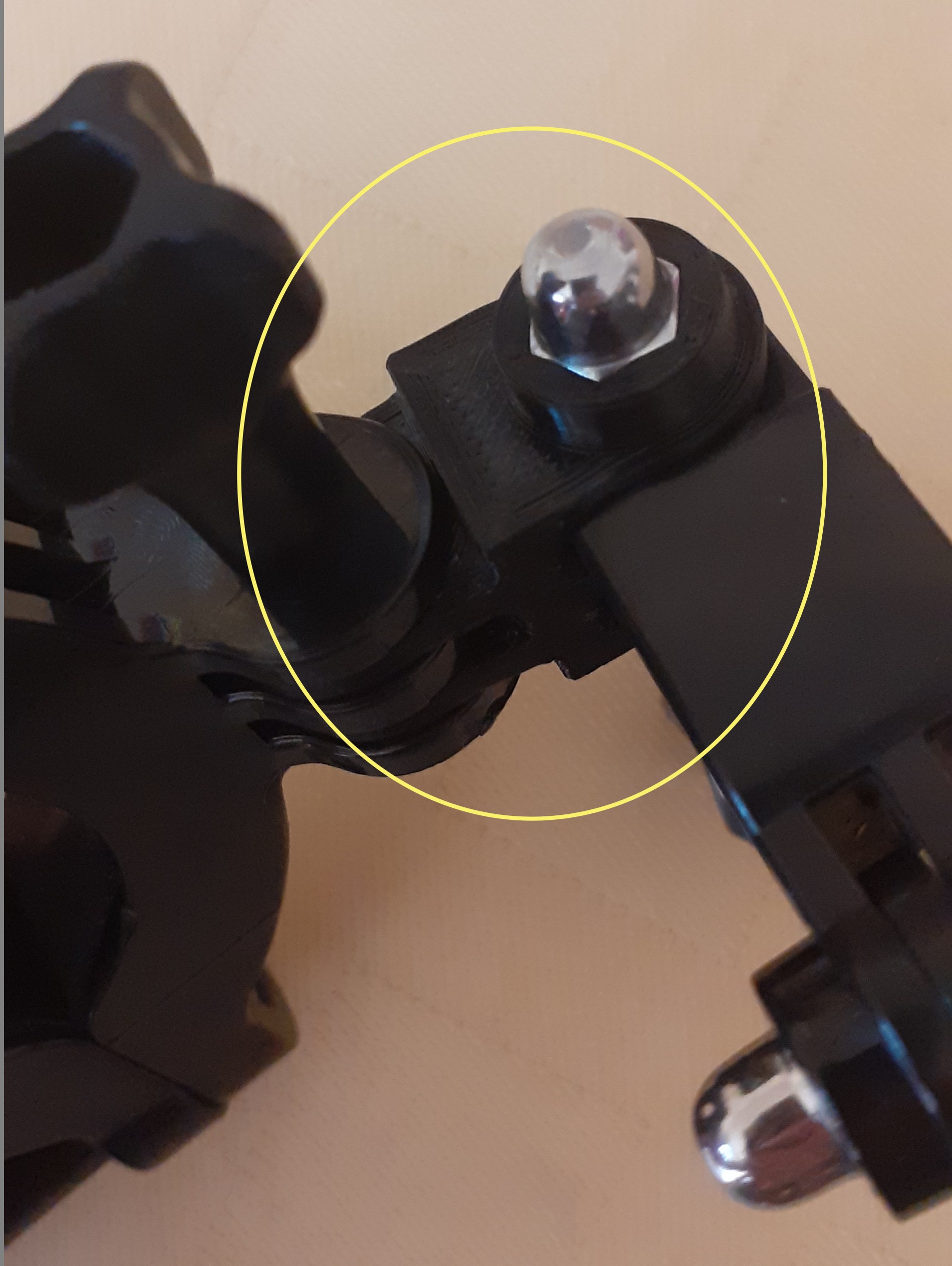 Camera mount joint compatible with GoPro by szprusa | Download free STL ...