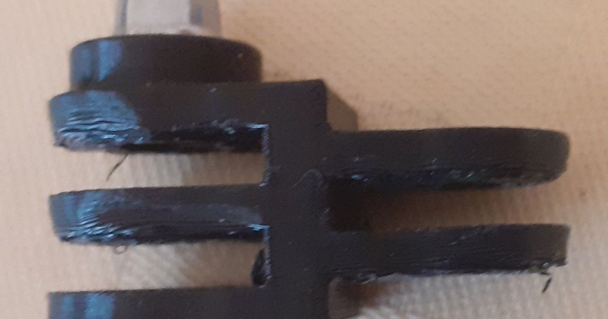 Camera mount joint compatible with GoPro by szprusa | Download free STL ...