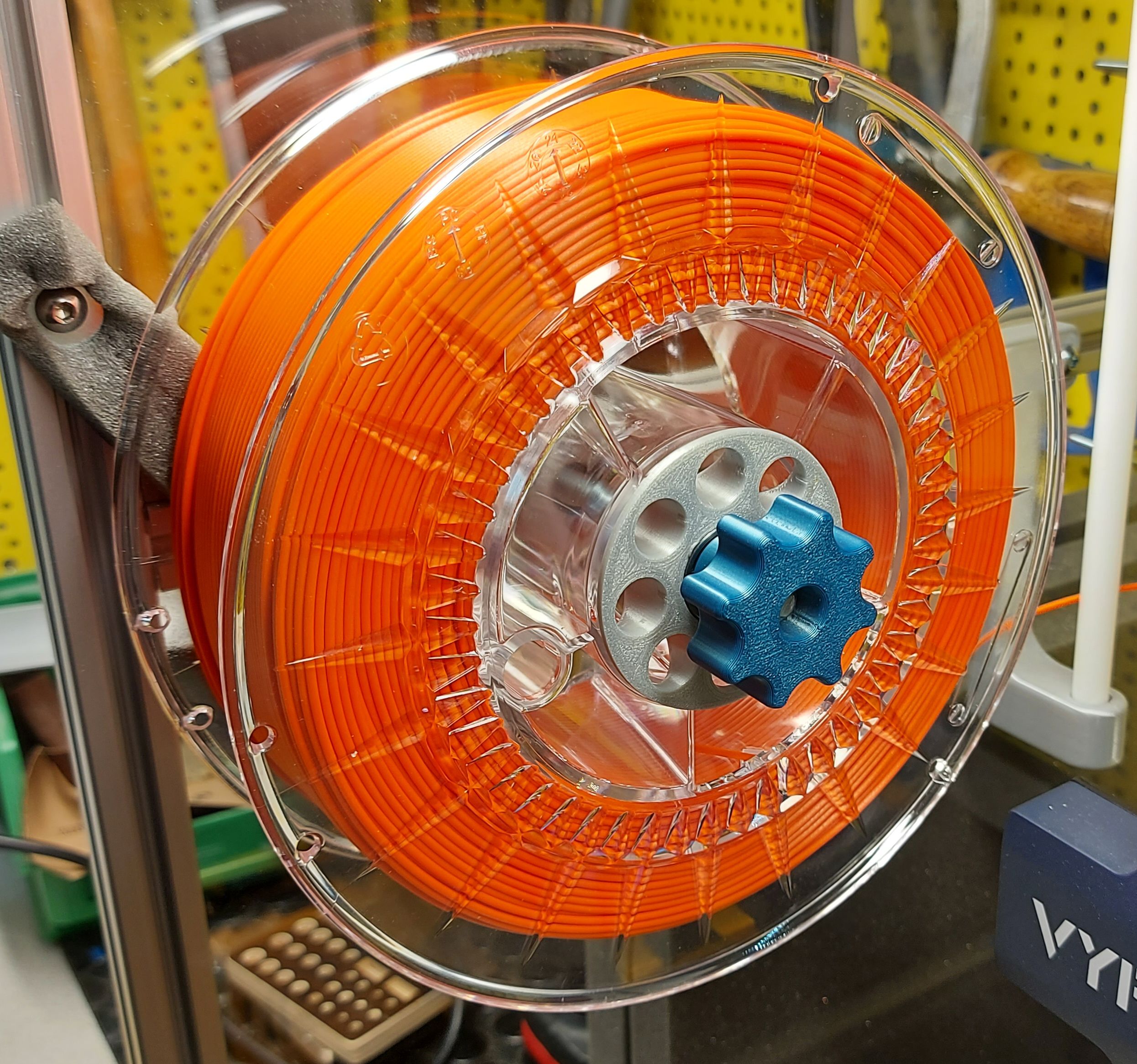 Filament roll holder with nut holder by 3D-Muc | Download free STL ...