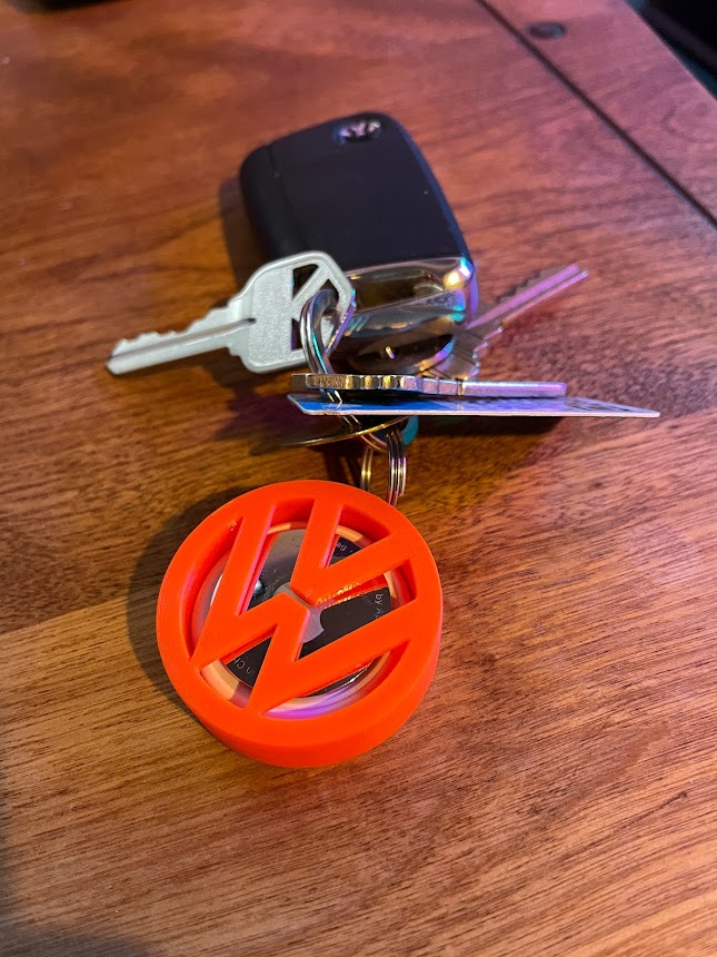 VW Air Tag Keychain por Blintster | Descargar modelo STL gratuito ...