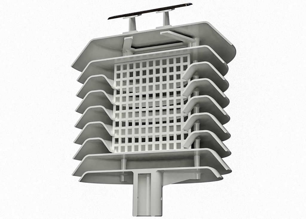 Solar Radiation Shield (Stevenson Screen) for Outdoor Thermometer by ...