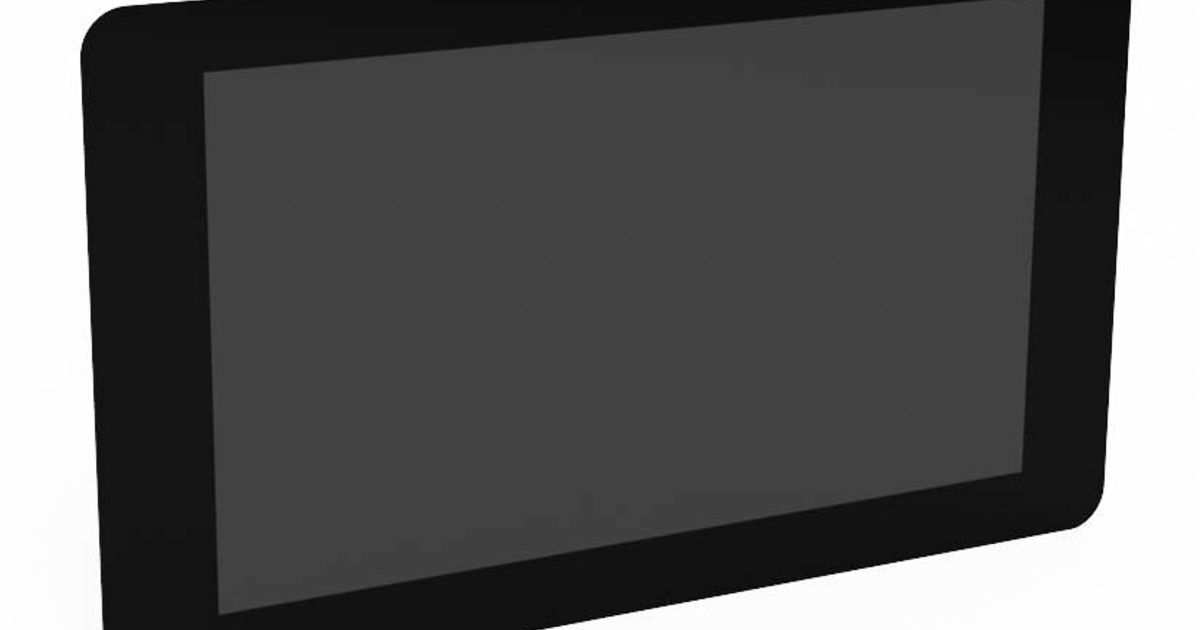 Official Raspberry Pi 7" Touch Screen Reference Model por Clough42 ...