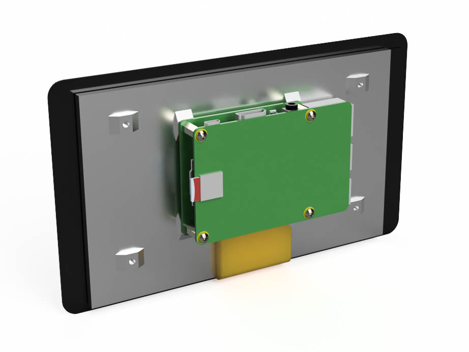 Official Raspberry Pi 7" Touch Screen Reference Model by Clough42 | Download free STL model ...