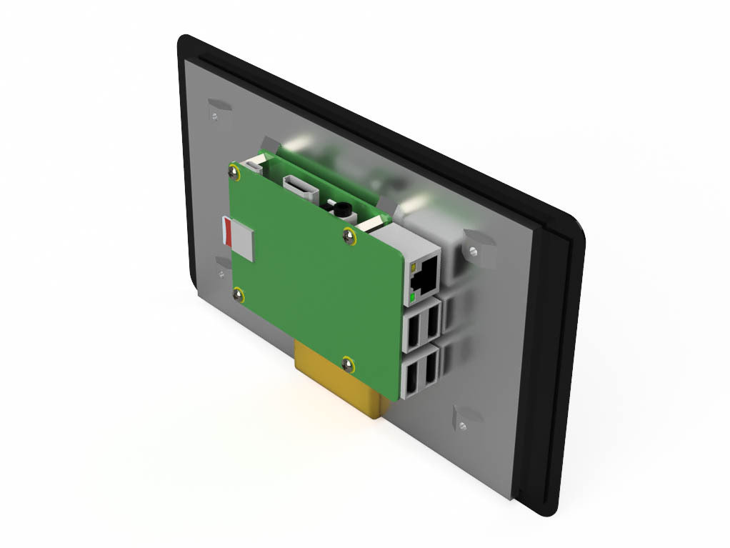 Official Raspberry Pi 7" Touch Screen Reference Model by Clough42 | Download free STL model ...