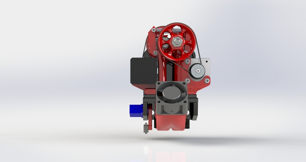Itty Bitty Double Extruder (with mount for MakerFarm Prusa i3v) by ...