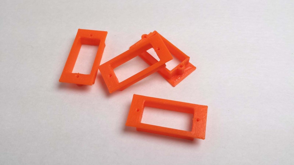 Servo Screw-Mounting Frame for Foamboard Airplanes by Clough42 ...