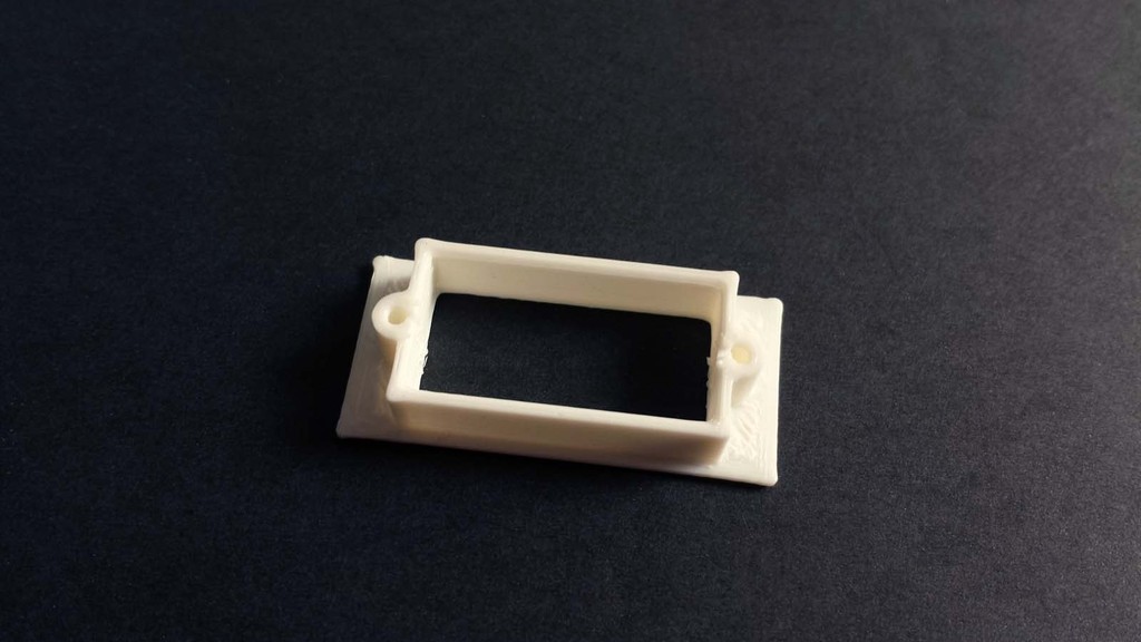 Servo Screw-Mounting Frame for Foamboard Airplanes by Clough42 ...