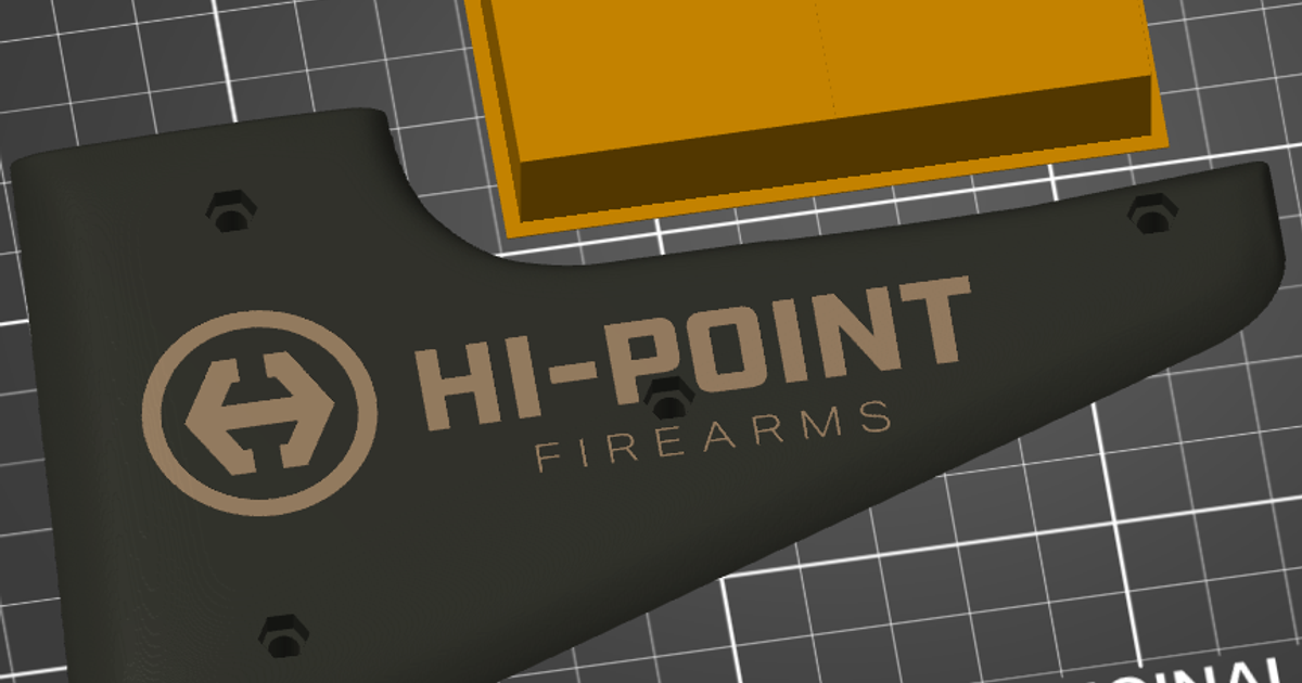 Cover plates for Hi-Point rifle stock - Hi-Point logo by WeaselSqueezer ...