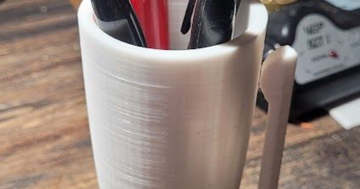 Sharpie Cap Pen Holder by TimTinkerer | Download free STL model ...