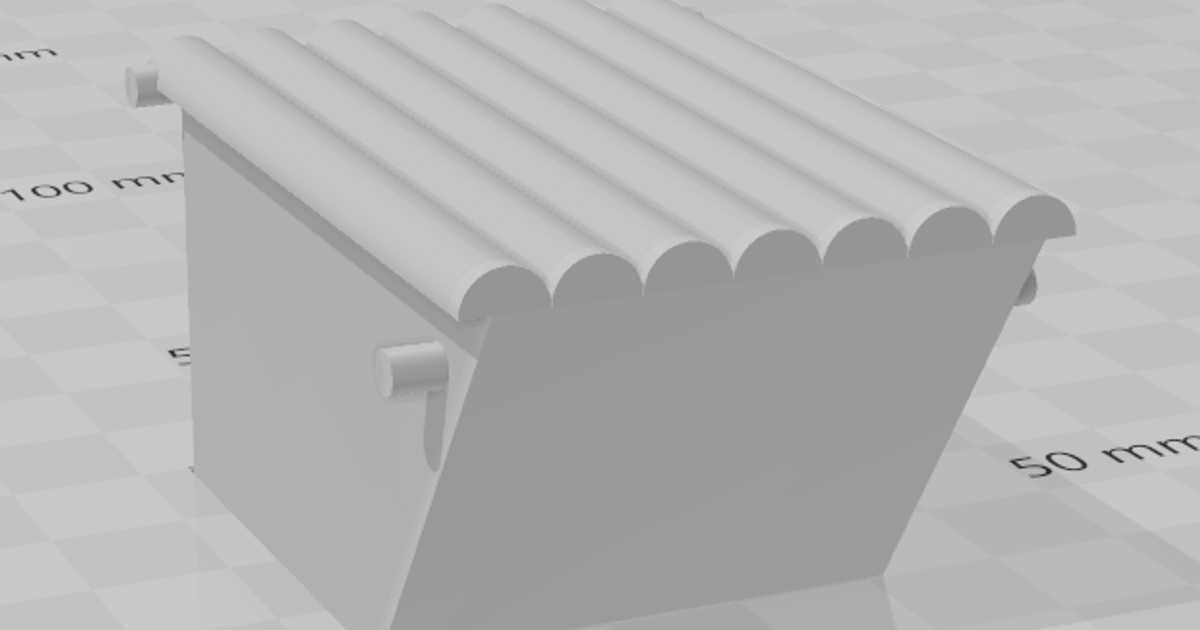 Basic Dumpster Miniature by AdventurePages | Download free STL model ...