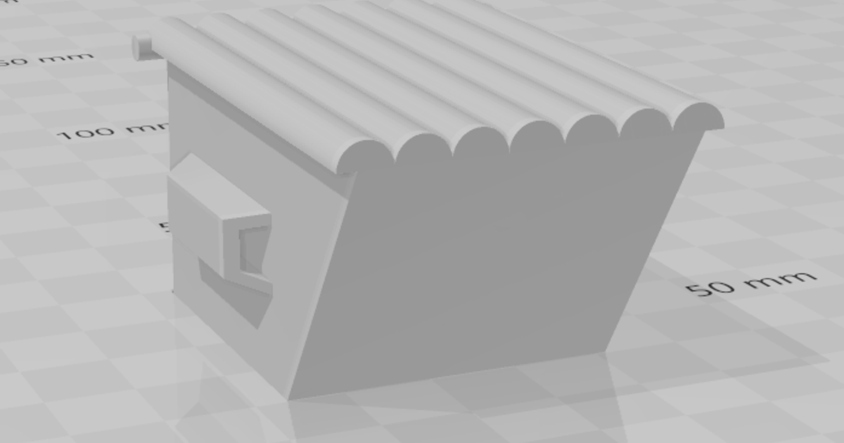 Basic Dumpster v2 Miniature by AdventurePages | Download free STL model ...