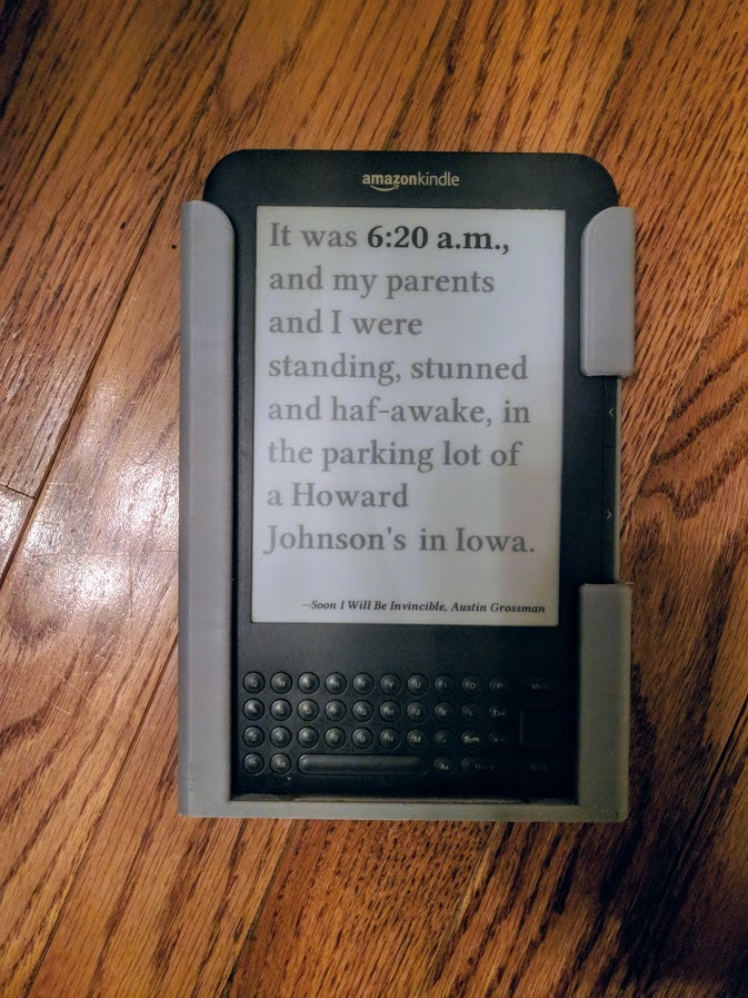 Kindle 3 Keyboard Wall Mount Literary Clock by PenguinFeet | Download ...