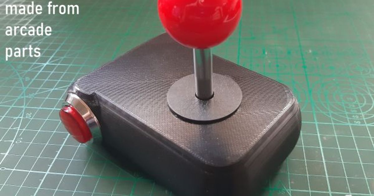 "The Side" Retro joystick made from arcade parts by 3DFreeman ...